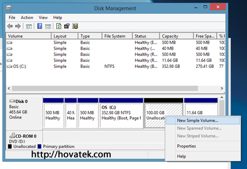 How to partition a Hard Disk or Storage Device in Windows – Hovatek Blog
