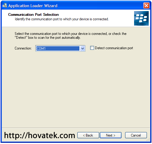 How to install Blackberry Operating System (OS) using Blackberry loader.exe