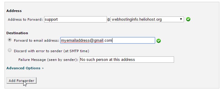 How to create an email account forwarder – Hovatek Blog