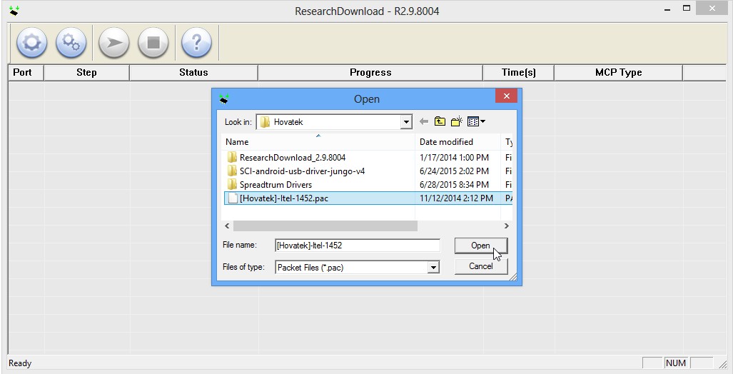 How to use Research, Upgrade or Factory Download Tool
