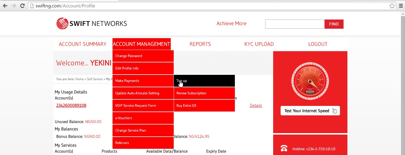 How to load / top up a SWIFT account