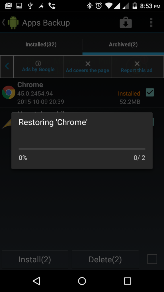Backup your Android Apps, SMS, Contacts, Call Logs, Calendars and ...