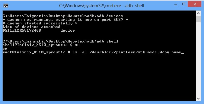 How to get the mount points of an Android phone