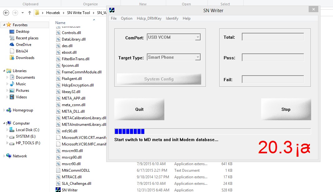 How to use SN Write tool