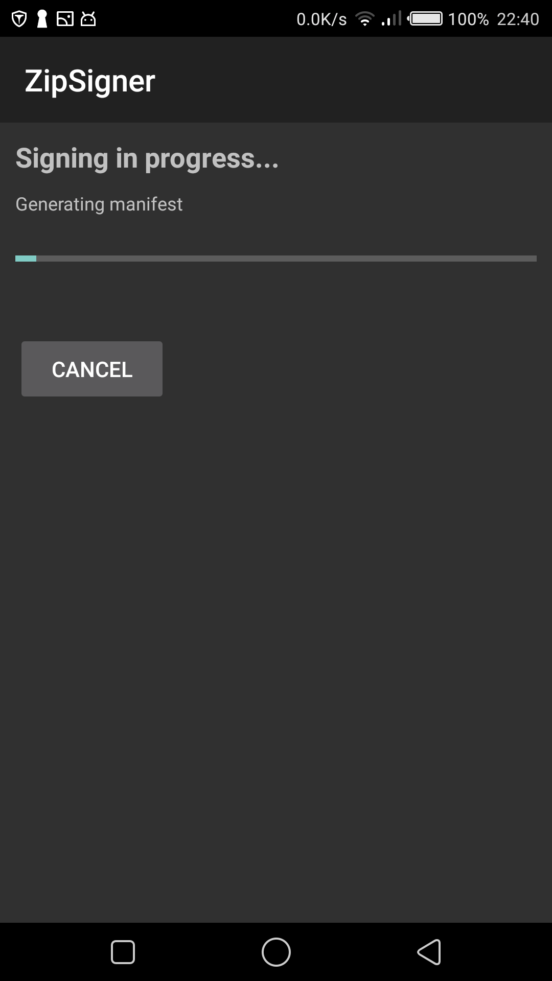 How to sign an Android application (apk)