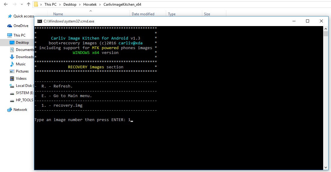 How to unpack & repack boot.img or recovery.img in Windows