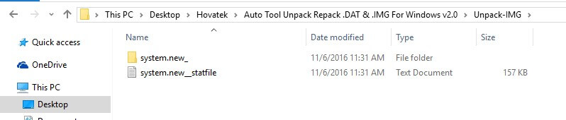 How to unpack & repack system (.img or .new.dat) in Windows