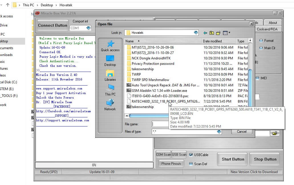How to use Miracle Box to flash SPD & MTK Feature phones