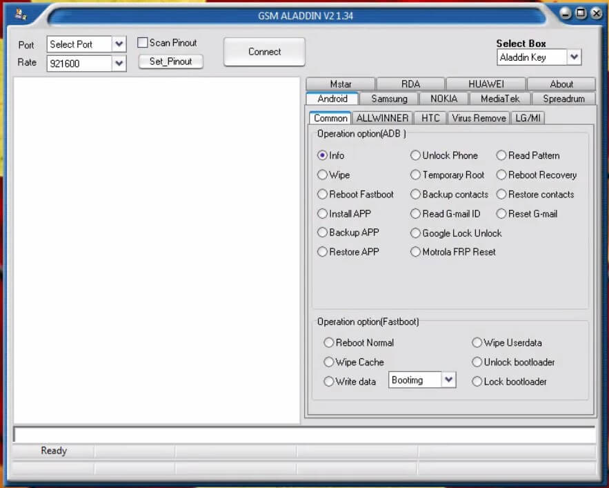 How to use GSM Aladdin to write IMEI to an MTK Smartwatch