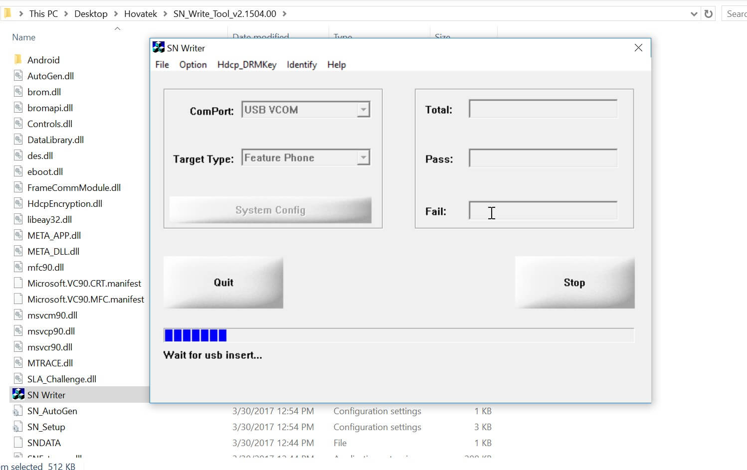 How to use SN Write Tool to write IMEI to an MTK Smartwatch