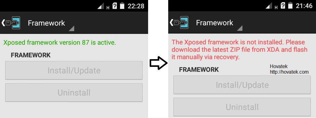 How to Uninstall Xposed Framework