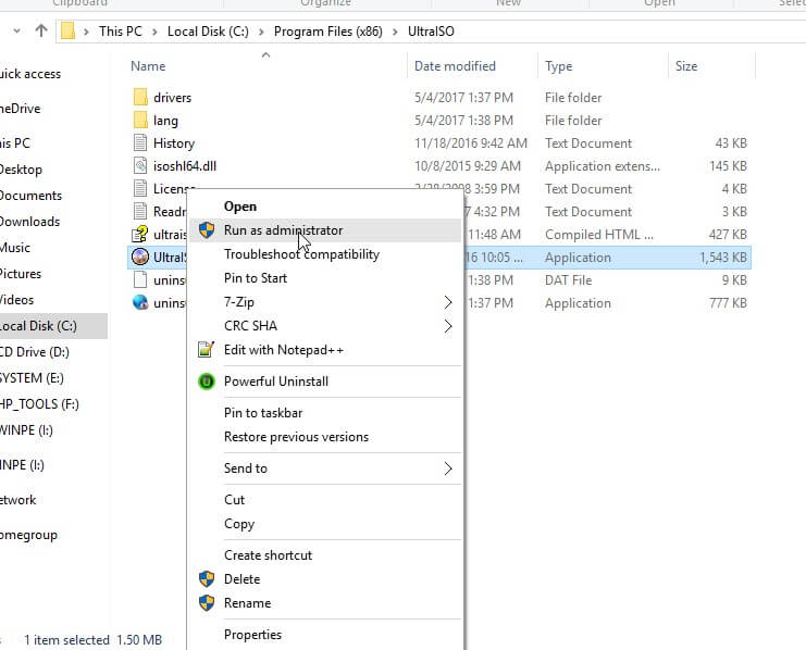 How to use Ultra ISO to create bootable USB for a dual OS tablet