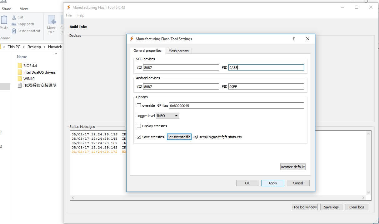 How to use Manufacturing Flash Tool