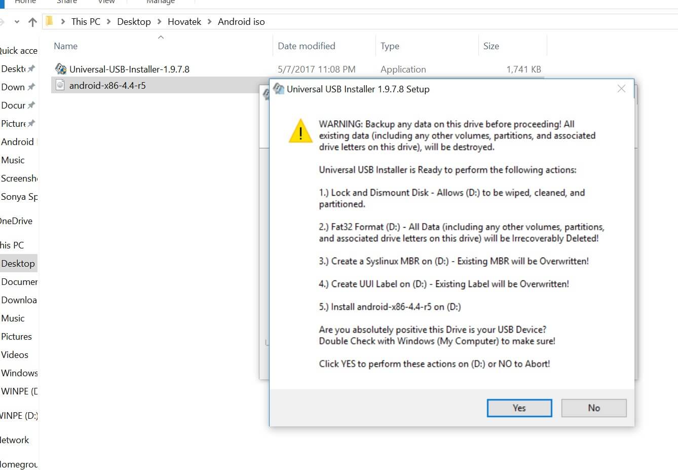How to use Universal USB Installer to create a bootable USB