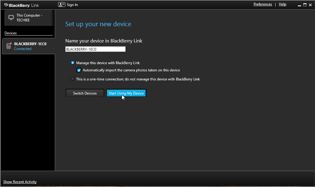 How to Backup and Restore Blackberry 10 Devices with Blackberry Link Software