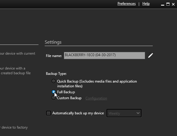How to Backup and Restore Blackberry 10 Devices with Blackberry Link ...