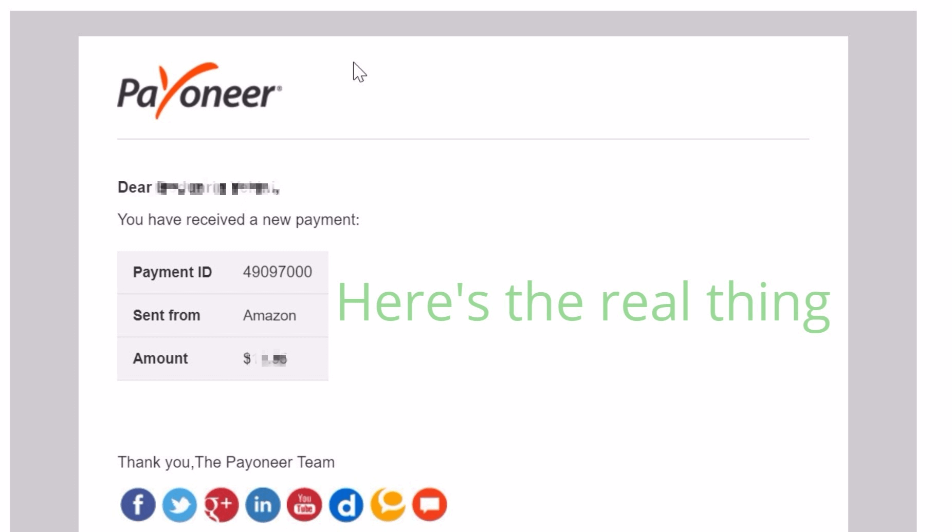 Beware of new Payoneer scam phishing emails – Hovatek Blog