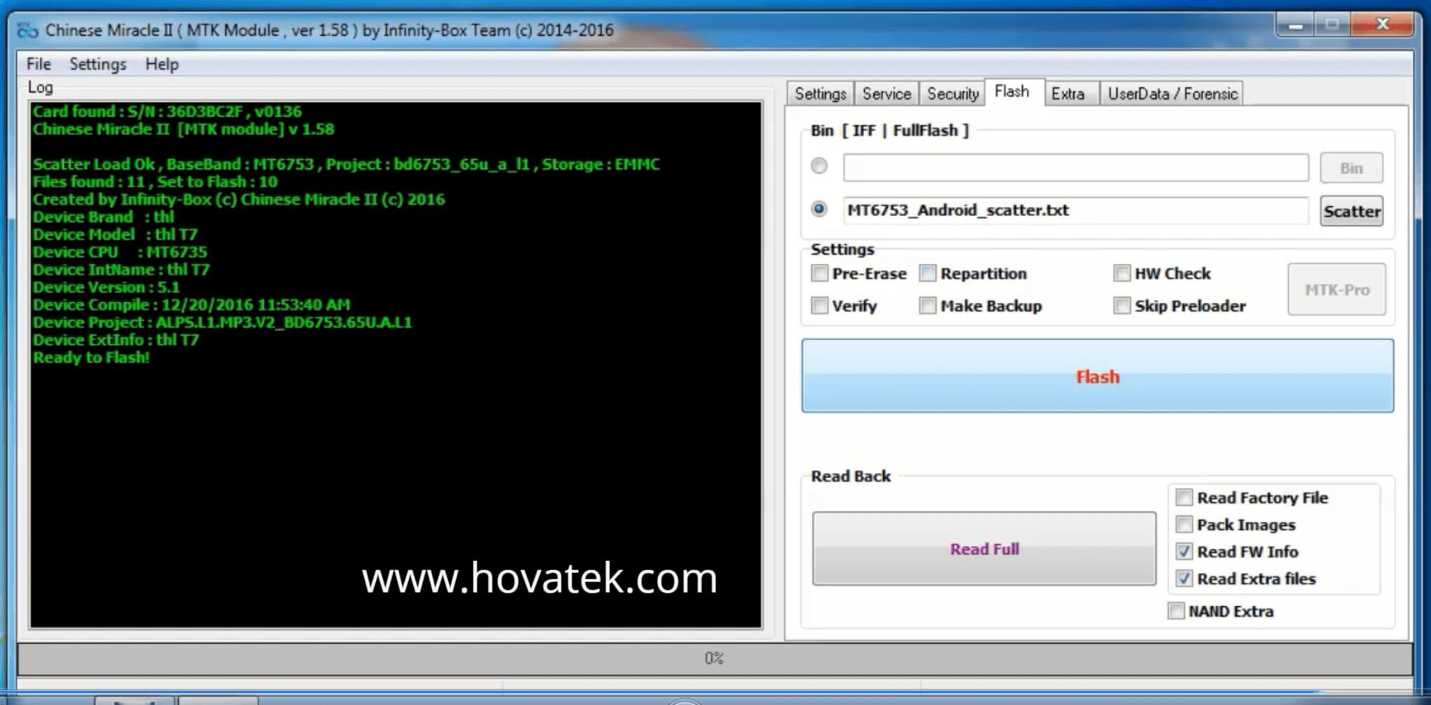 How to use Infinity CM2 MTK to flash Mediatek firmware