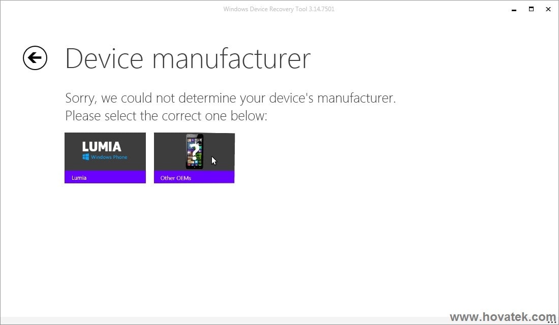 How to use Windows Device Recovery Tool (Windows Phone)