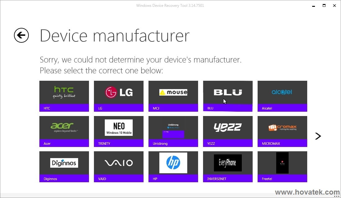 How to use Windows Device Recovery Tool (Windows Phone)