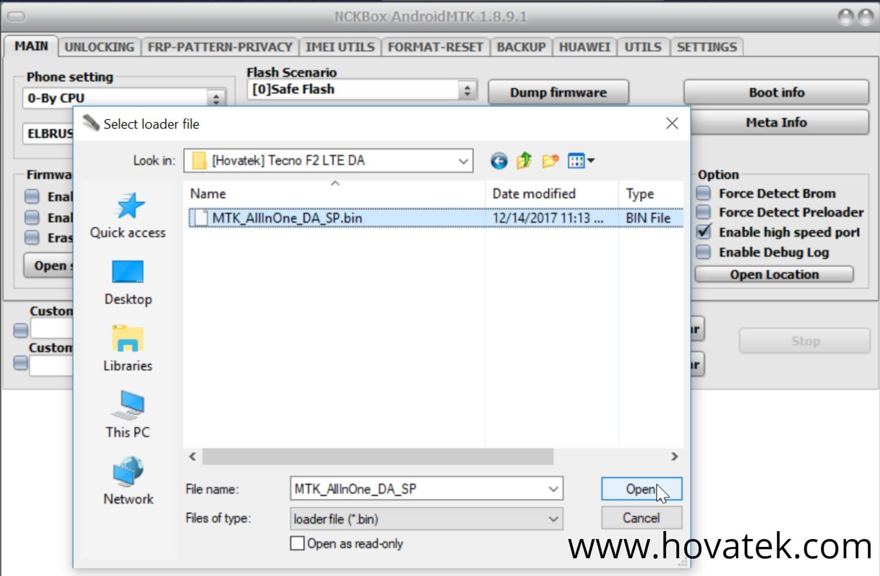 How to use an MTK Secure Boot Download Agent (DA) file