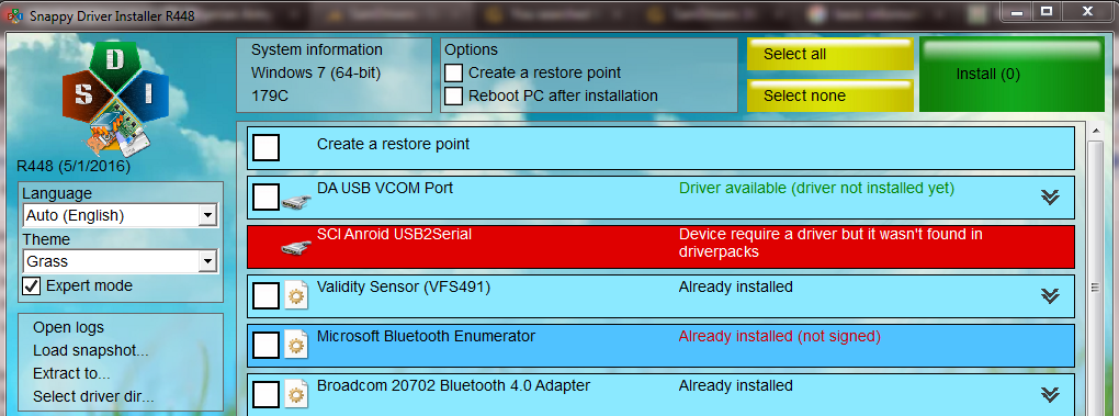 SamDrivers - Snappy Drivers Installer (SDI) ISOs