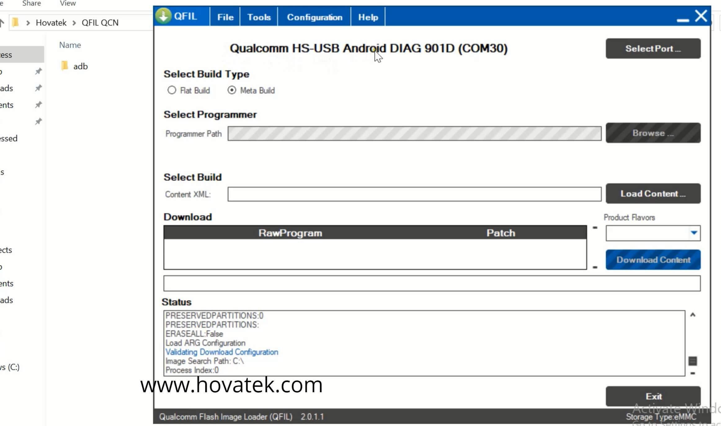 How to use QFIL to backup & restore QCN to Qualcomm