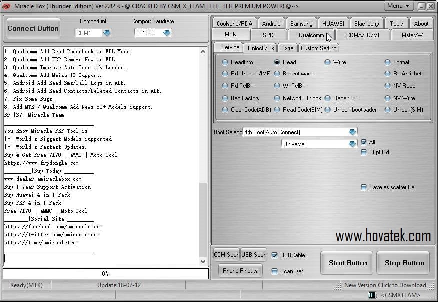 How to use Miracle box to backup & write QCN to Qualcomm