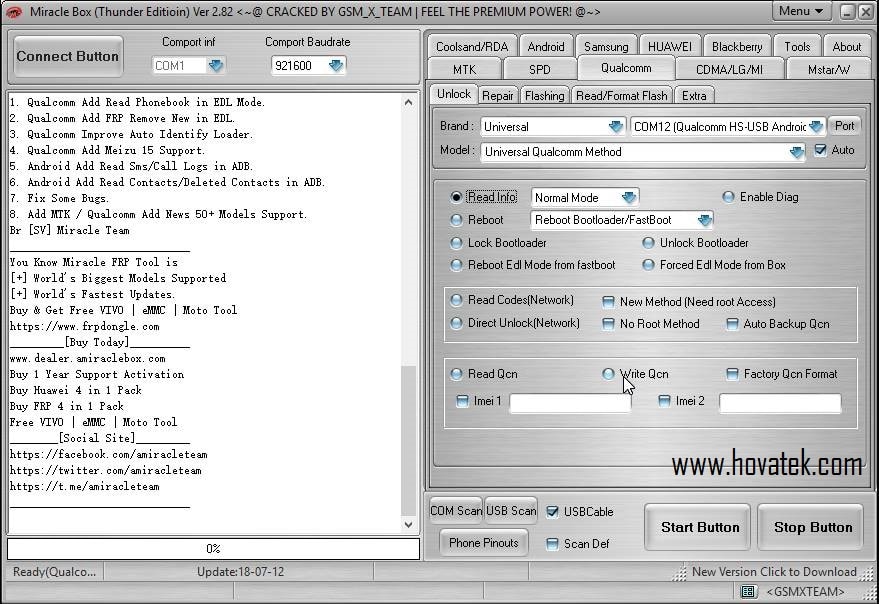 How to use Miracle box to backup & write QCN to Qualcomm