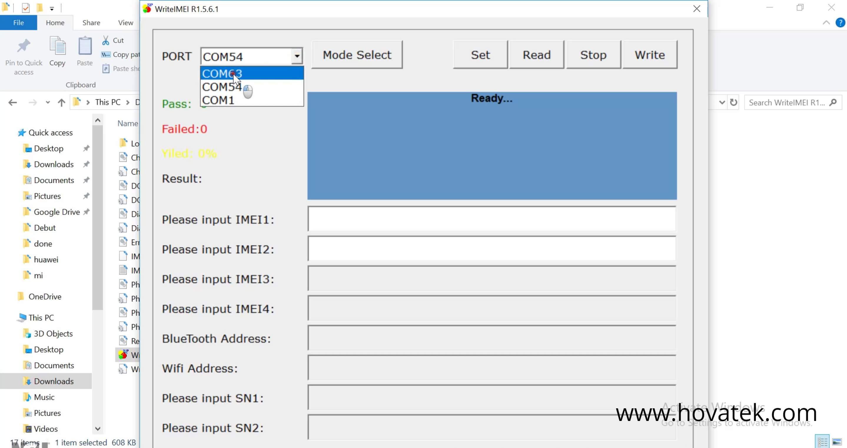 How to use WriteIMEI tool to write IMEI to Unisoc / Spreadtrum devices
