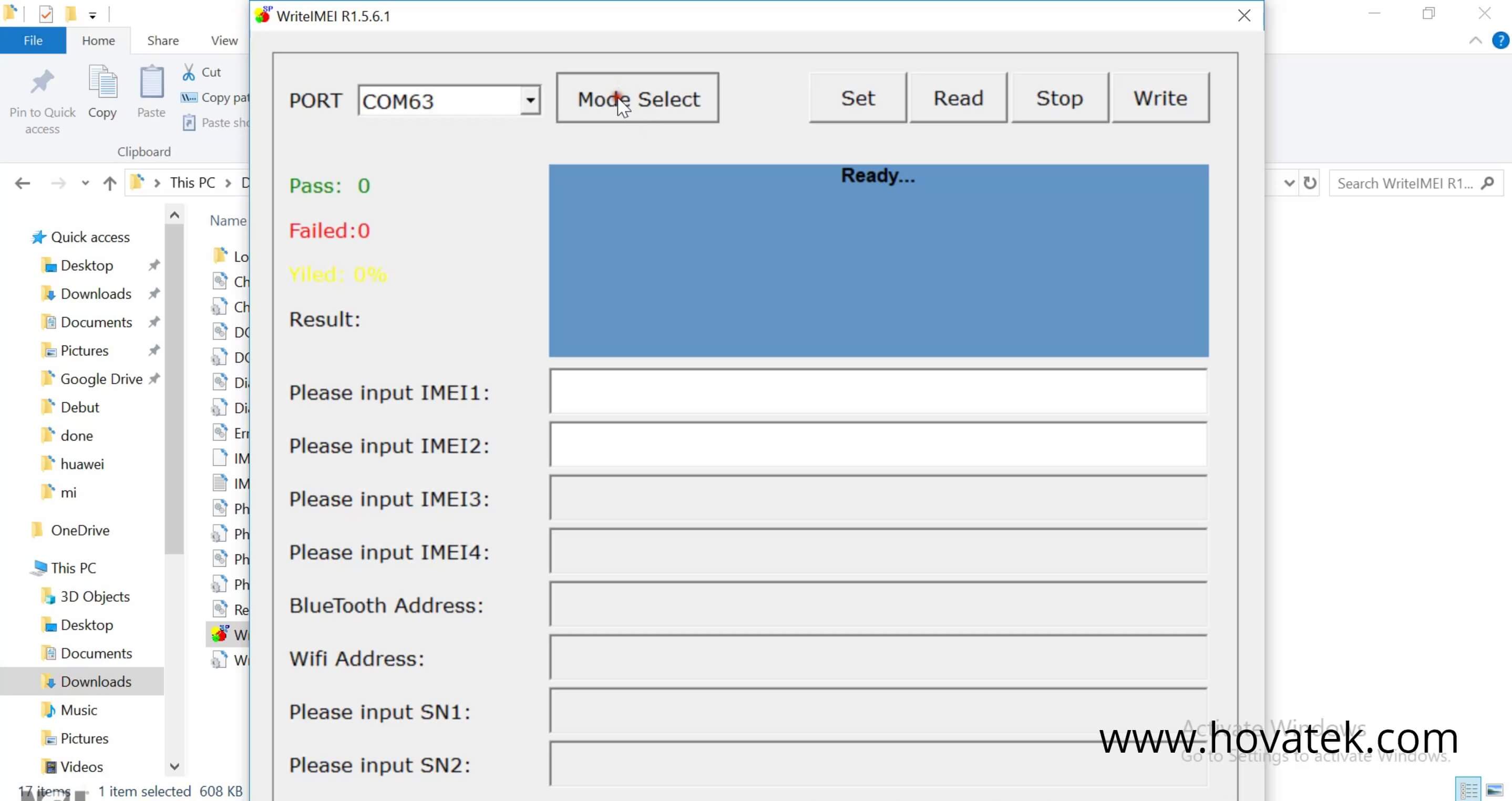 How to use WriteIMEI tool to write IMEI to Unisoc / Spreadtrum devices