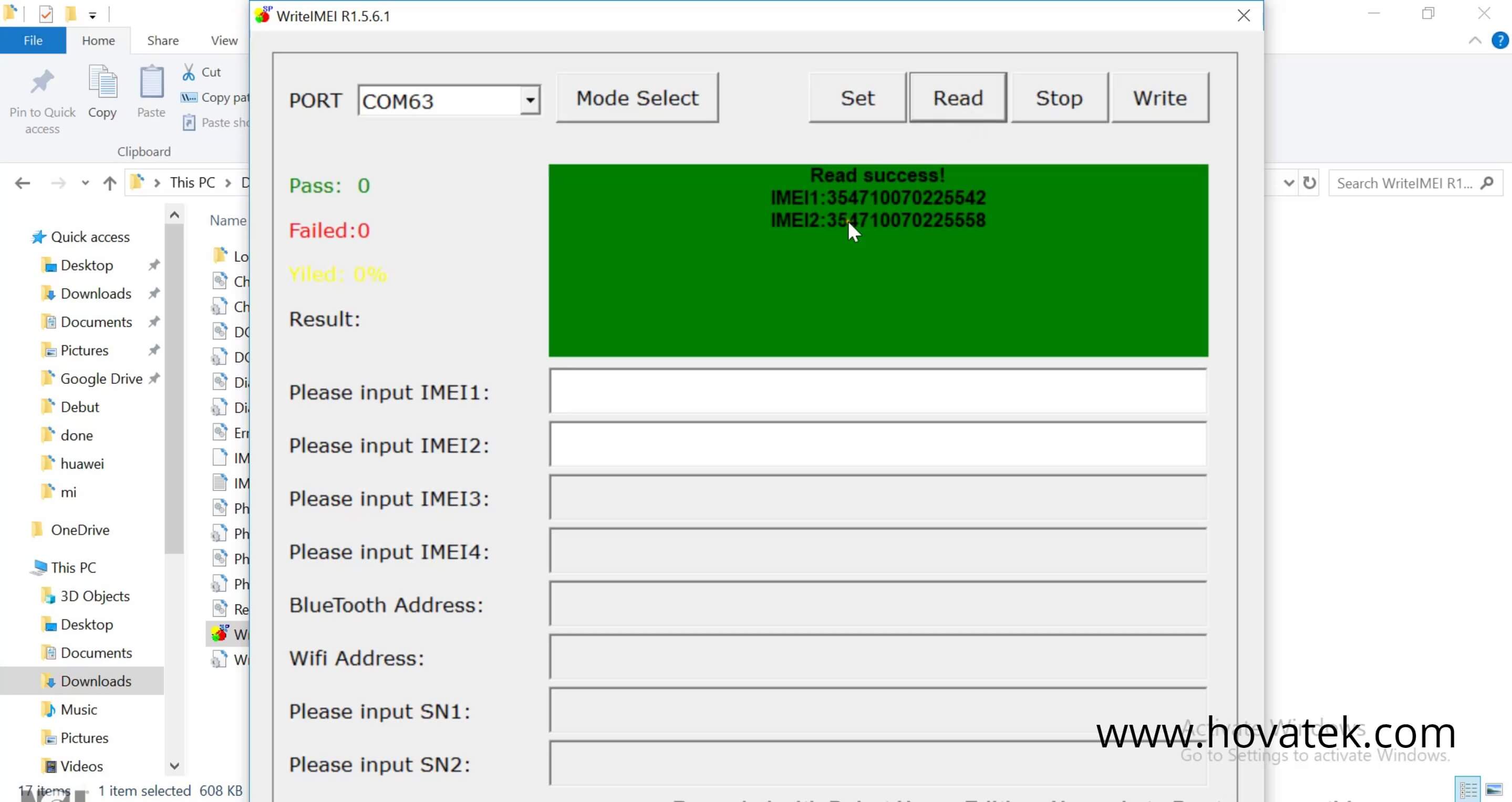 How to use WriteIMEI tool to write IMEI to Unisoc / Spreadtrum devices