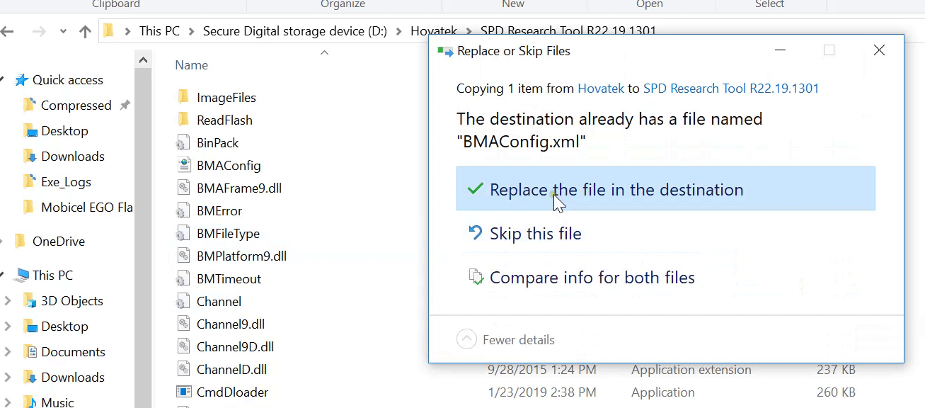 How to use research download tool to create Unisoc / Spreadtrum pac file
