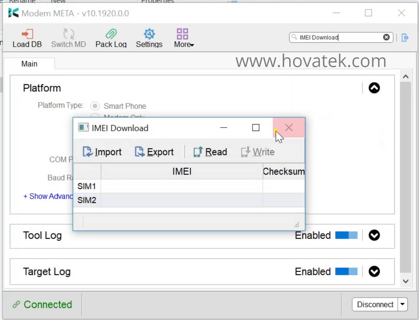 How to use modem meta to write IMEI to Mediatek devices