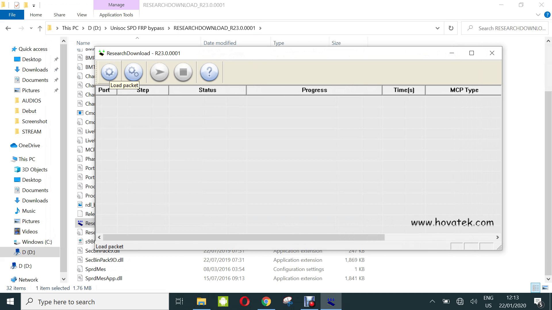 How to use Research Download tool to bypass FRP on Unisoc / SPD