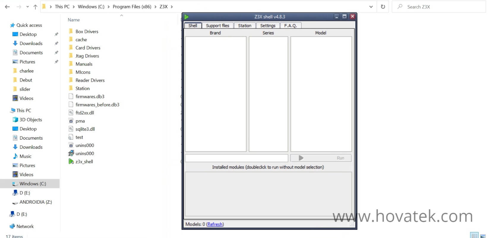 How to setup Z3X Pro box