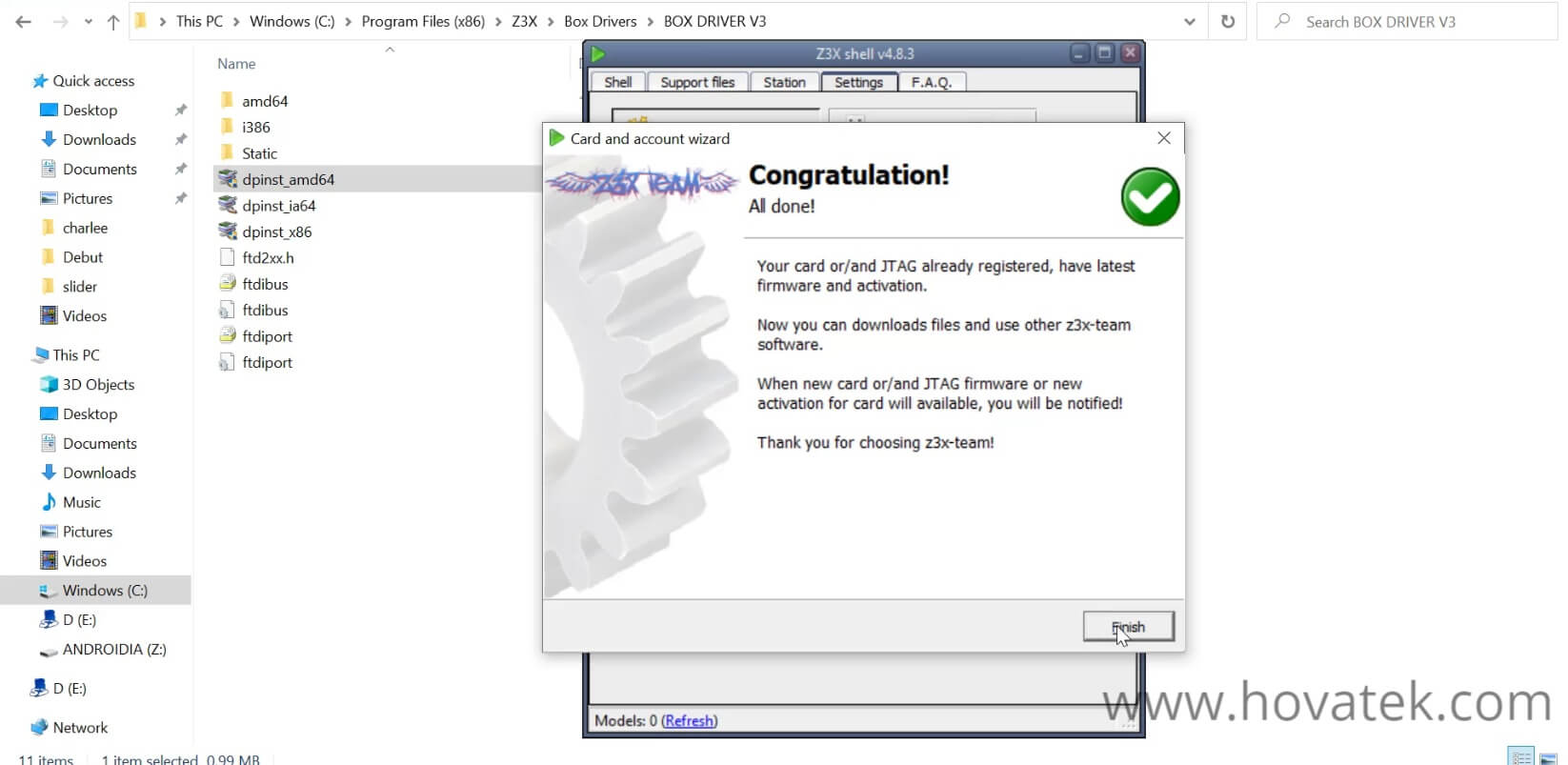 How to setup Z3X Pro box