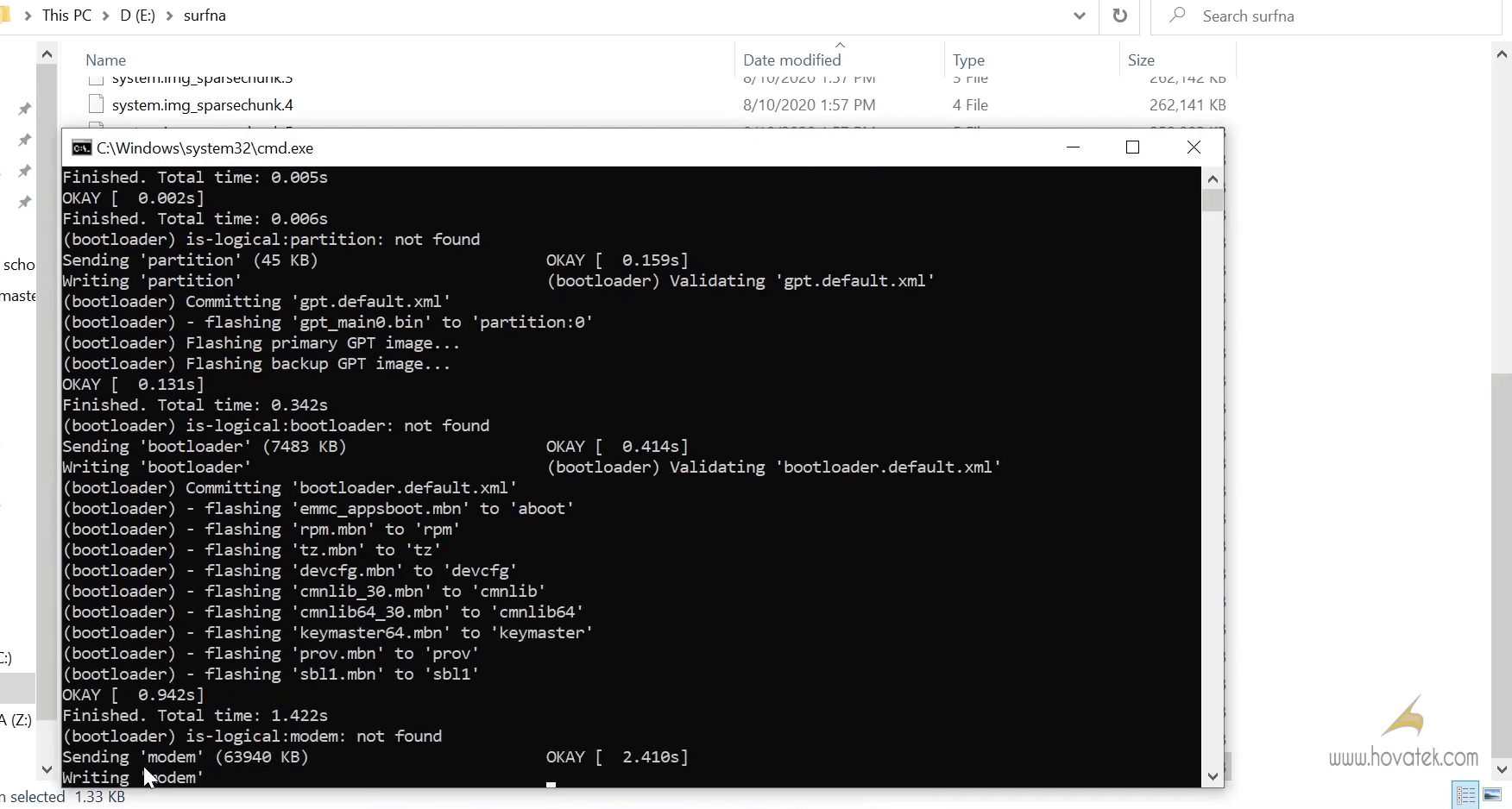How to flash Motorola firmware using fastboot