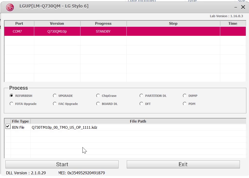 LGUP CMD / Dev / Lab / Store Tool Versions
