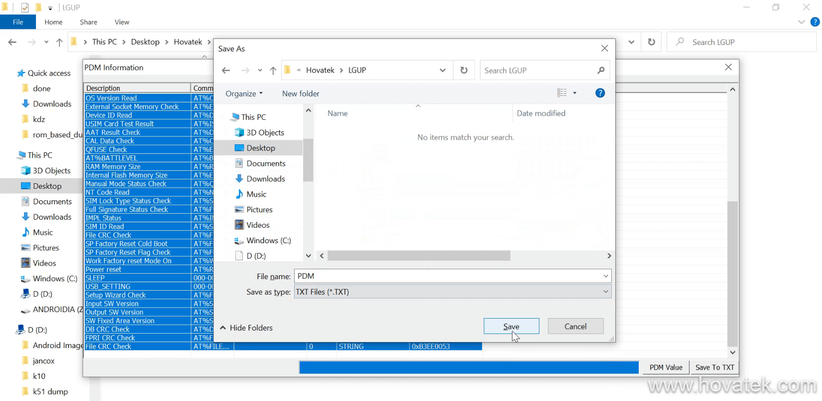 How to use LGUP to write IMEI to LG Android
