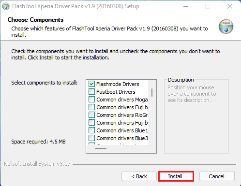 How to install Sony Xperia FlashTool Drivers