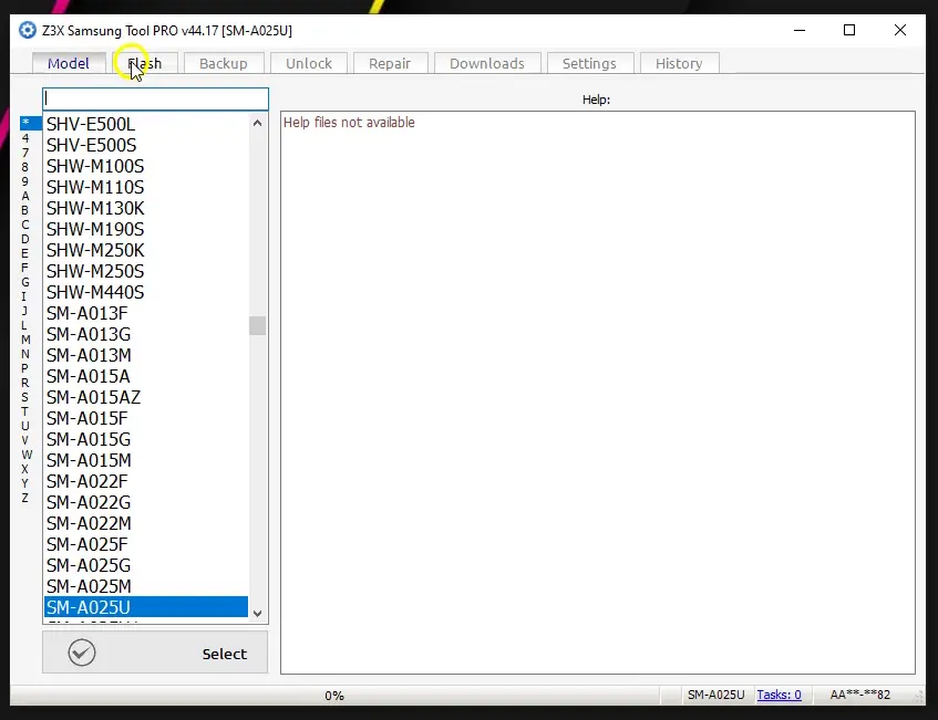 How to flash Samsung using Z3X Samsung Tool Pro