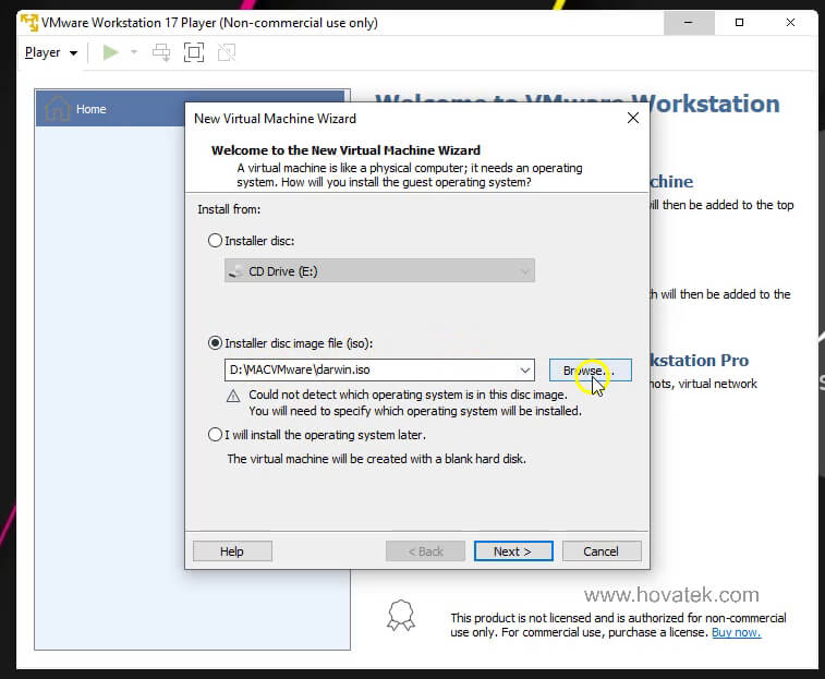 How to setup Ubuntu on Windows using Vmware Workstation Player