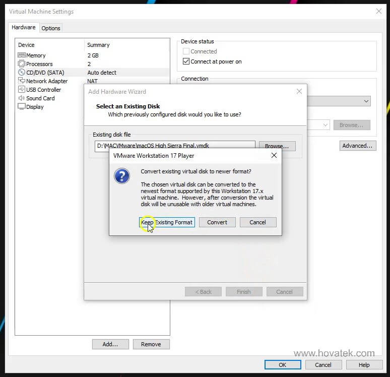 How to setup macOS on Windows using Vmware Workstation Player