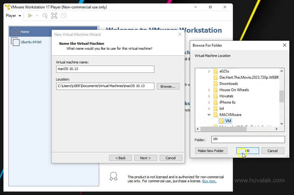 How to setup macOS on Windows using Vmware Workstation Player
