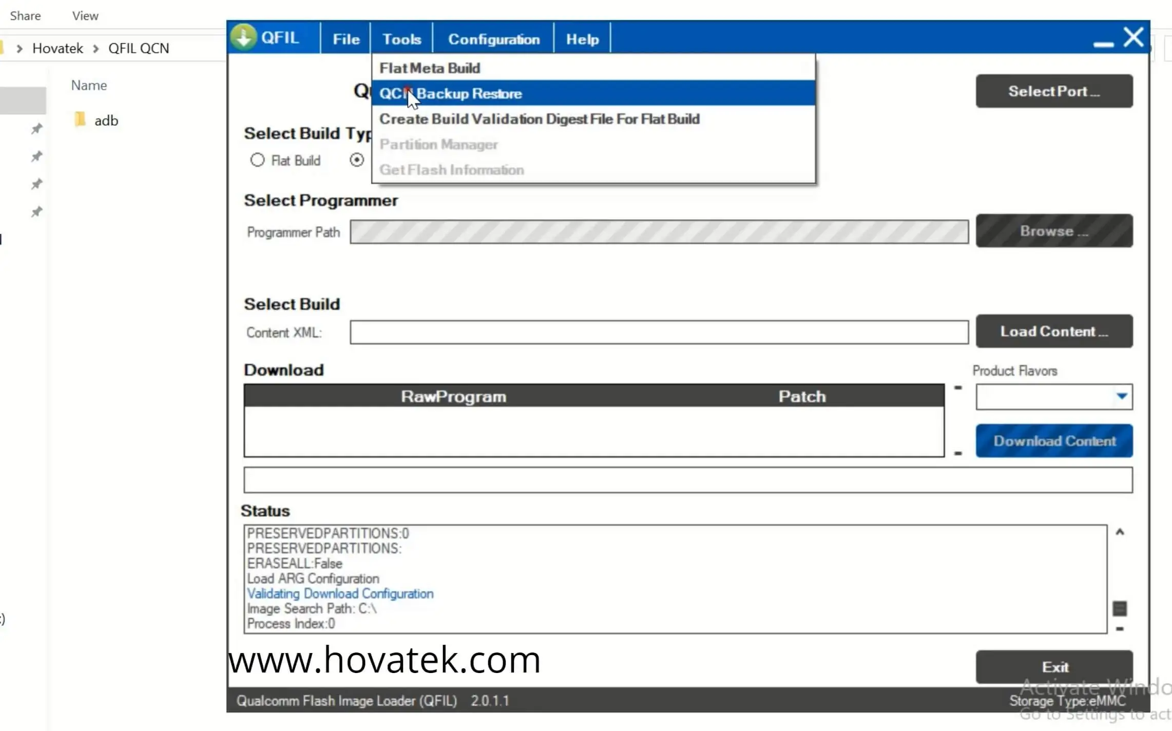 How to backup & restore Qualcomm QCN using QFIL