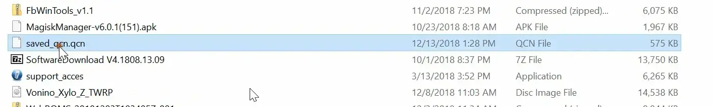 How to backup & restore Qualcomm QCN using QFIL