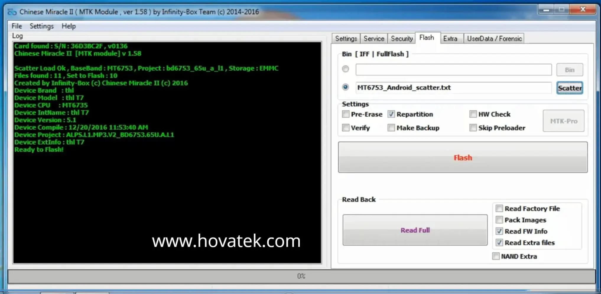 How to use Infinity CM2 MTK to flash Mediatek firmware