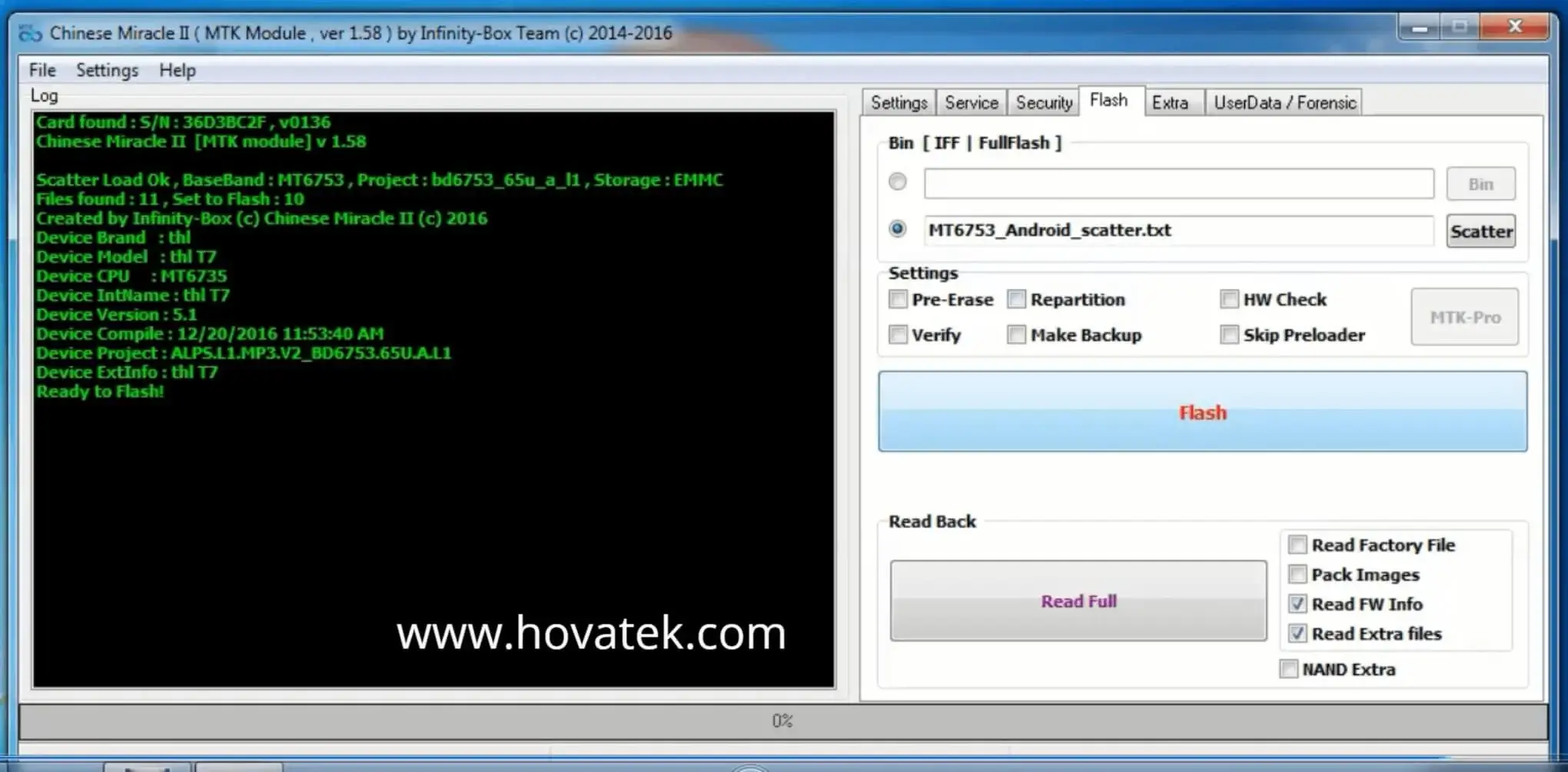 How to use Infinity CM2 MTK to flash Mediatek firmware