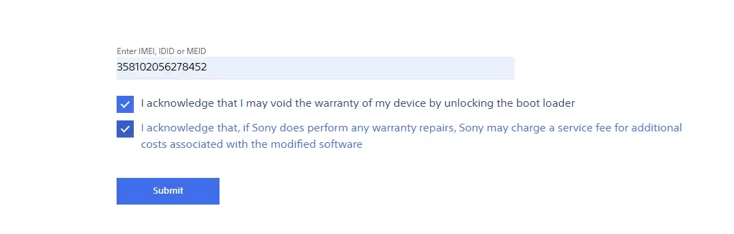How to unlock Sony Xperia bootloader